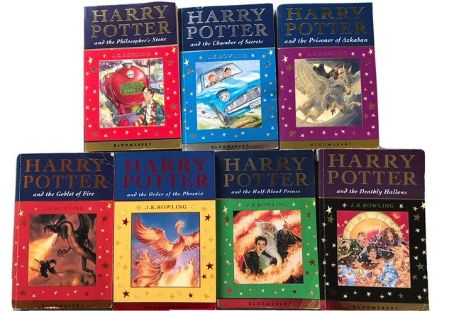 HARRY POTTER BOOK Set CELEBRATORY Edition Special Covers COMPLETE 1-7 ...