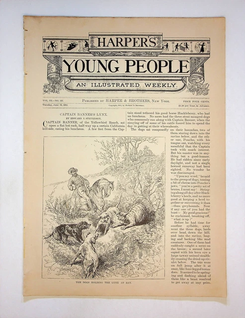 HARPER'S YOUNG PEOPLE Magazine Vol. 3 #137 GD 1882 £17.37 - PicClick UK