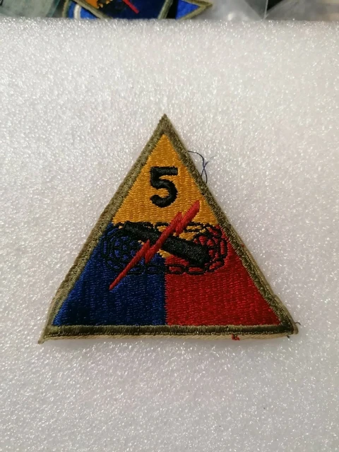ORIGINAL ARMY US 5th ARMORED DIVISION ww2 patch £12.46 - PicClick UK