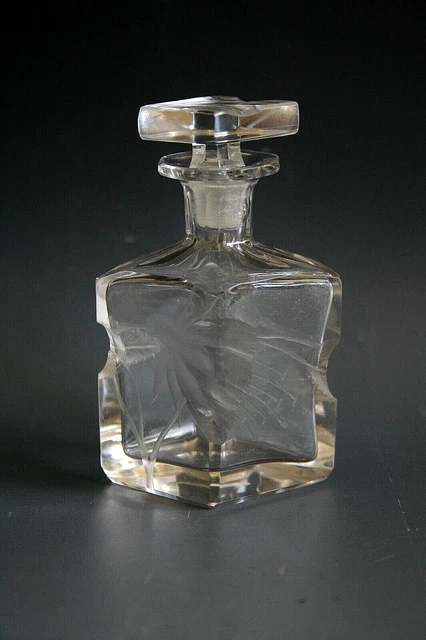ANCIEN FLACON DE Parfum En Verre Moser Art Nouveau EUR 111,14 - PicClick FR