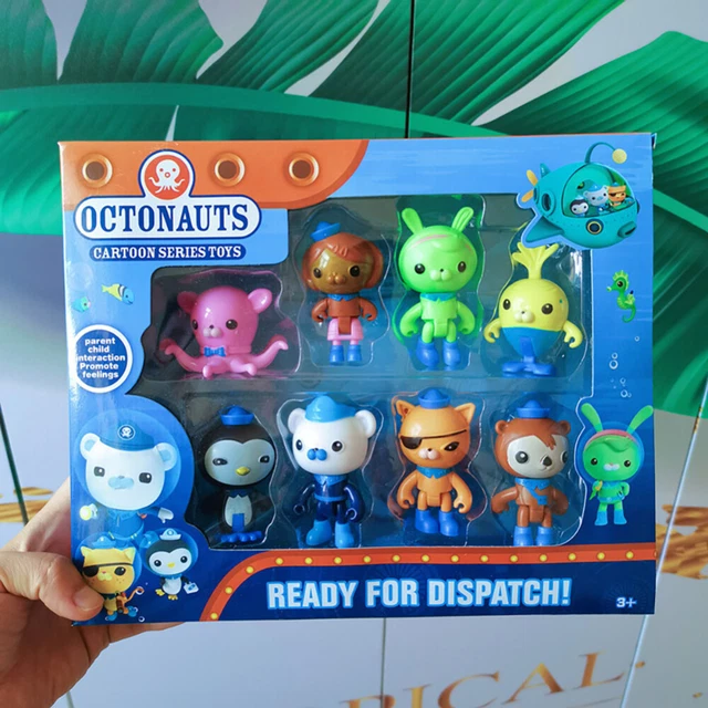 8PCS SET THE Octonauts Action Figure Doll Toy Barnacles Peso Kwazii ...