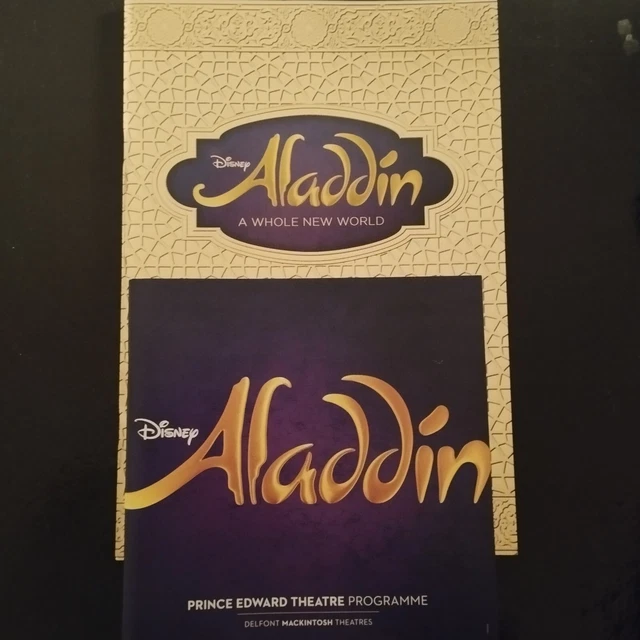 DISNEY ALADDIN LONDON Brochure & Programme - Trevor Dion Nicholas, Jade ...