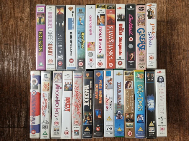 25 DIFFERENT FILMS, Movies - VHS Video Tapes - Mixed Bulk Lot #4 £14.99 ...
