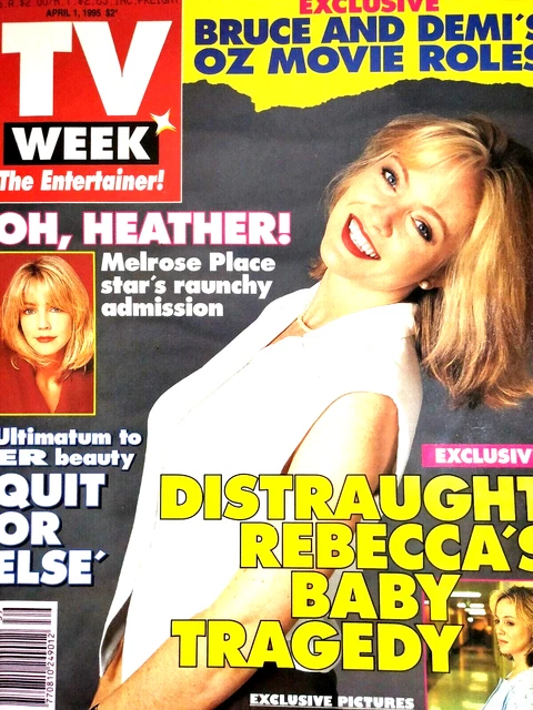 TV WEEK MAGAZINE 95 Rebecca Gibney~Helen Mirren~ER~JTT~Paul Newman~Hugo ...