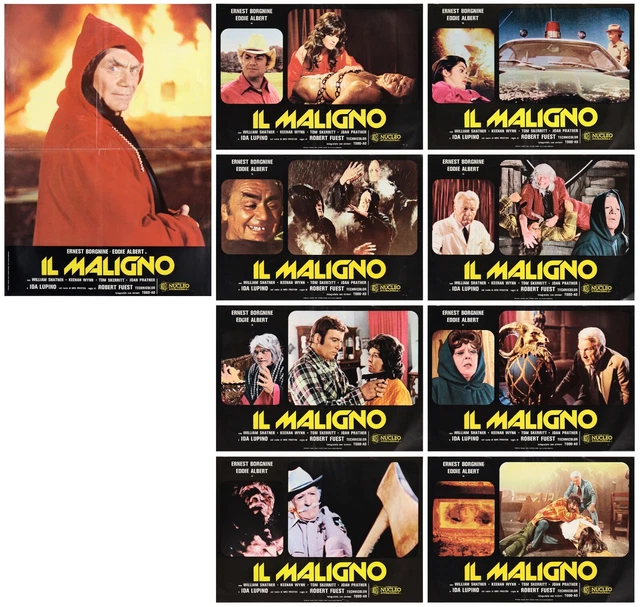 IL MALIGNO POSTER Fotobuste 8+1 William Shatner 1975 The Devil's Rain ...