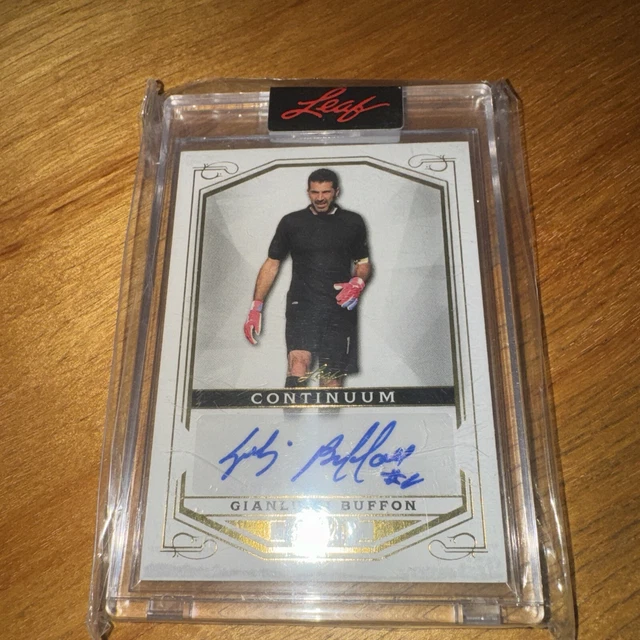 2022 LEAF CONTINUUM Soccer Gianluigi Buffon Auto Autographe #d 21/29 ...