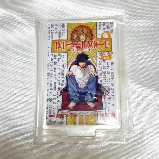 DEATH NOTE POSTER acrilico stand Gacha L Anime Goods From Japan EUR 30 ...