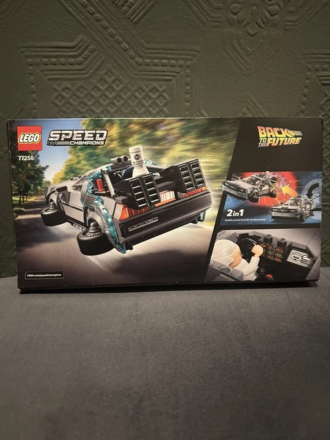 LEGO SPEED CHAMPIONS 77256 Back To The Future DeLorean Time Machine 2 ...