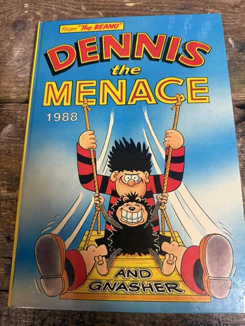 BEANO DENNIS the Menace and gnasher 1988 Vintage Comic Annual £2.75 ...