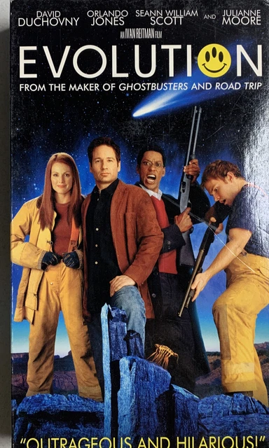 EVOLUTION VHS TAPE David Duchovny Orlando Jones Julianne Moore ...