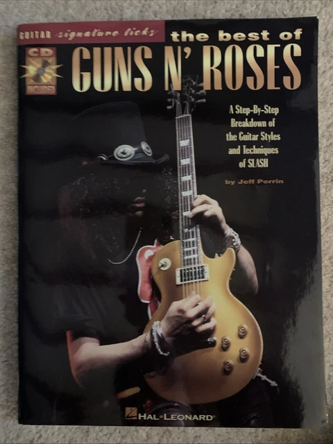 SIGNATURE LICKS: THE Best Guns 'n' Roses Guitar Book By Hal Leonard £9. ...