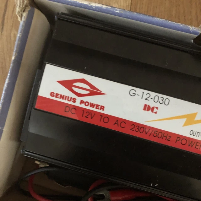 GENIUS POWER G-12-030 230VAC / 50Hz 300W Power Inverter £19.00 ...