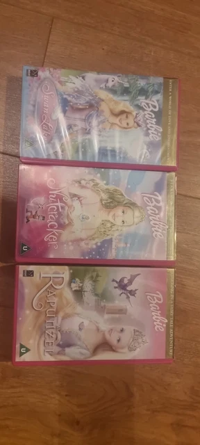 BARBIE VHS BUNDLE, Barbie In The Nutcracker,Rapunzel And Swan Lake ...