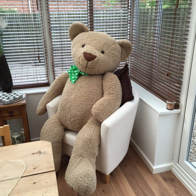 MOTHERCARE LARGE BEIGE cream my first teddy bear RARE VINTAGE £55.00 ...