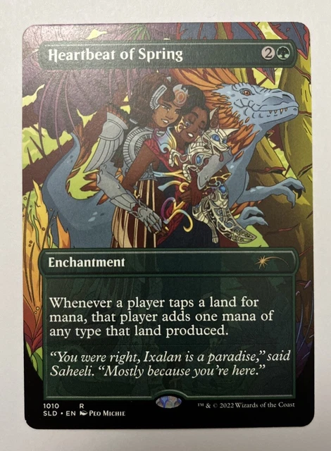 MTG HEARTBEAT OF Spring (Nonfoil) Secret Lair Magic, Rare, Borderless ...