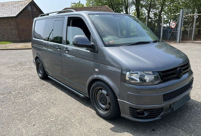 VW TRANSPORTER T6 banded steel wheels, 17inch 5x120 T5 black £450.00 ...