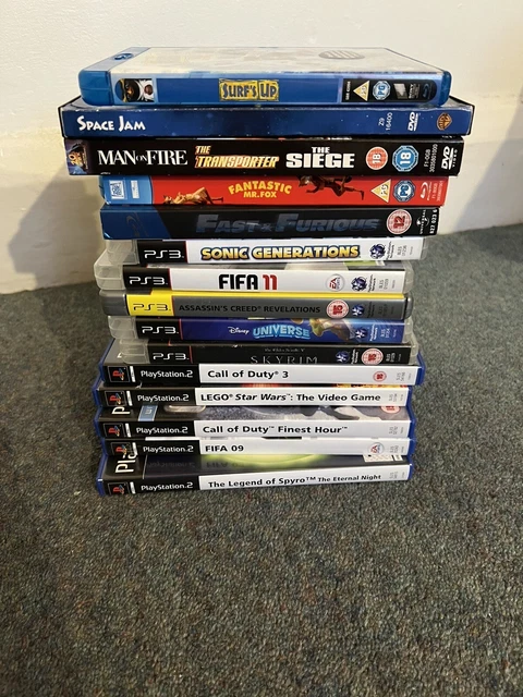 15X PS3/PS2 GAMES + DVDs Bundle £19.99 - PicClick UK