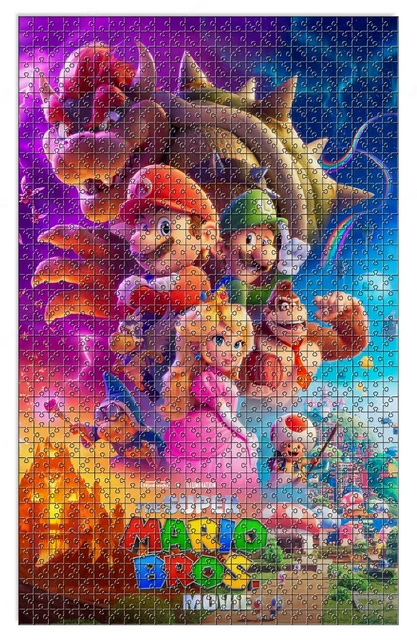 SUPER MARIO BROS. 1000 Pieces Puzzle Large Format Jigsaw Puzzle Gift 20 ...