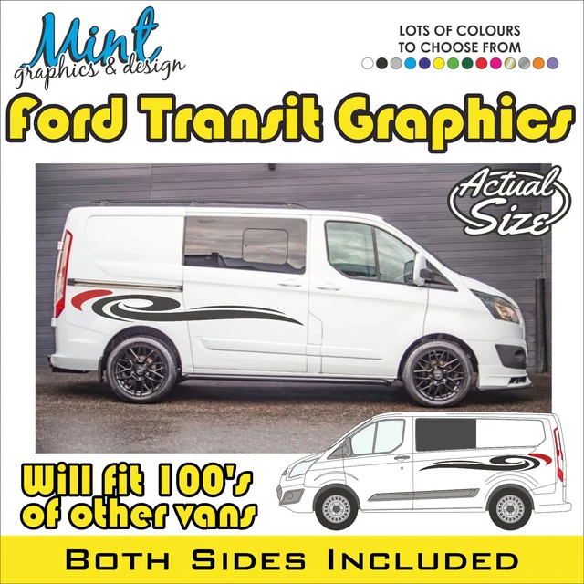 FORD TRANSIT CUSTOM SWB compatible CAMPER van Motorhome GRAPHICS DECALS ...