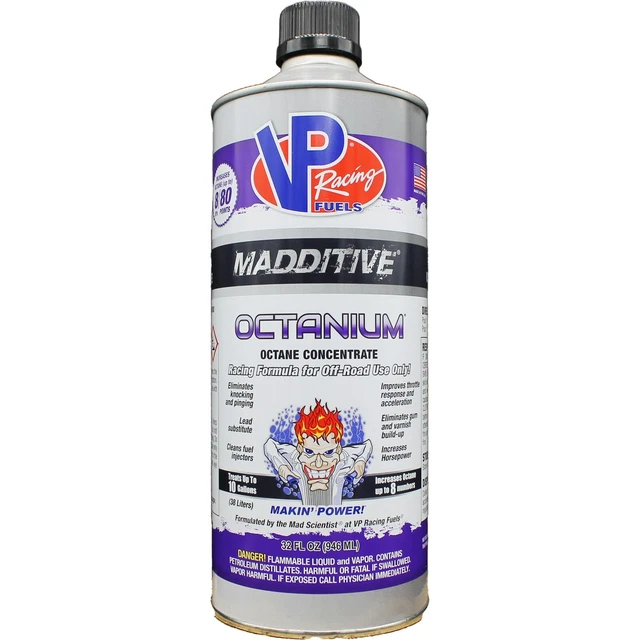 VP MADDITIVE OCTANIUM Octane Concentrate Off Road Racing 946ml 1 Quart 2855 £23.95 - PicClick UK