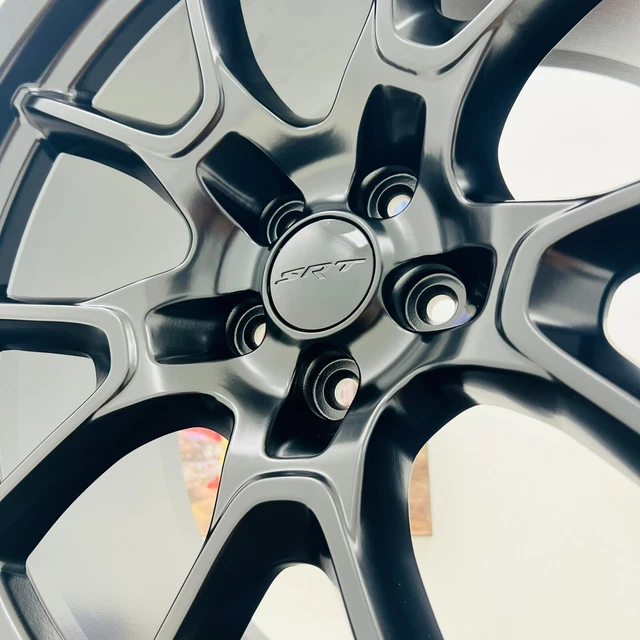 SATIN BLACK SRT Wheels Rims 2023 Hellcat Demon 20x9/10 Charger ...