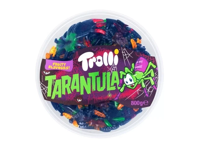 FREE POSTAGE TARANTULA 800g Tub Spiders Halloween Trick Or Treat Trolli ...