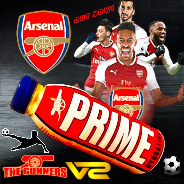 PRIME HYDRATION DRINK Logan Paul, KSI - Arsenal V2 x 1 Bottle Uk ...