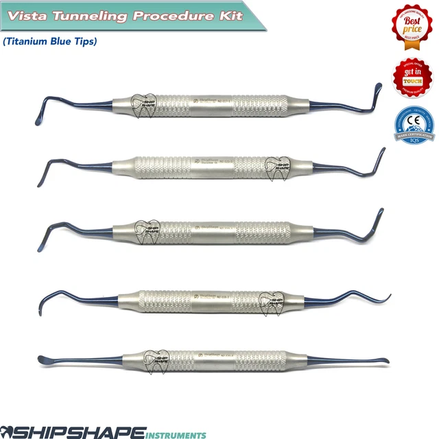 VISTA TUNNELING PROCEDURE Titanium Implant Dental Instruments Sinus Set ...