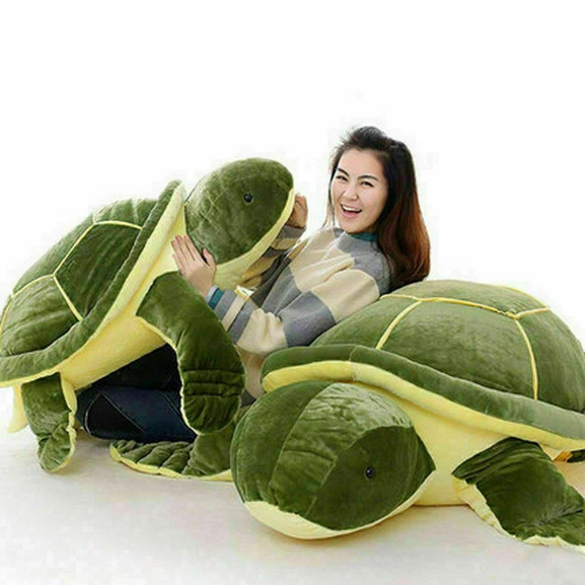 GIANT HUGE BIG Plush Tortoise Turtle Stuffed Animal Soft Toys doll ...