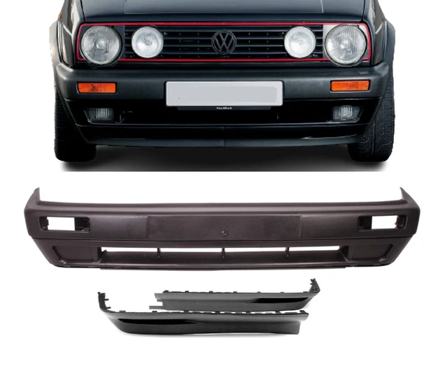 VW GOLF MK2 JETTA MK2 GTI 16V Big Front Bumper With GTI Lip Spoiler Set ...