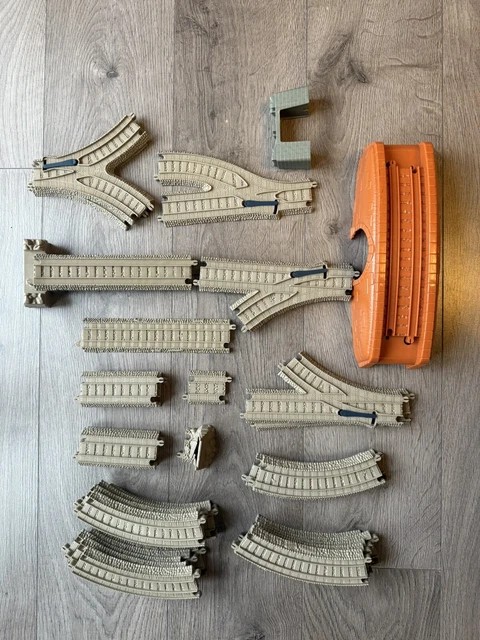 TRACKMASTER THOMAS & Friends Brown Beige Track Bundle Joblot £15.00 ...