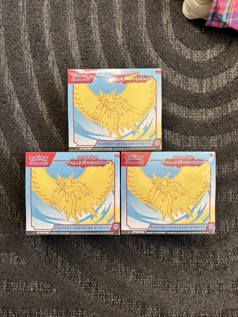 COFFRET DRESSEUR D'ÉLITE ETB Pokémon Faille Paradoxe (EV4) Rugit-Lune ...