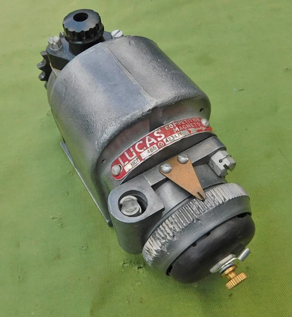 VINTAGE LUCAS MOTORCYCLE Nc1 Wader Competition Racing Magneto Ajs ...