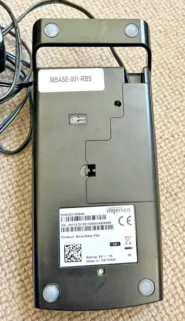 INGENICO CARD TERMINAL Move 3500 Move 5000 Standard Charger Base ...