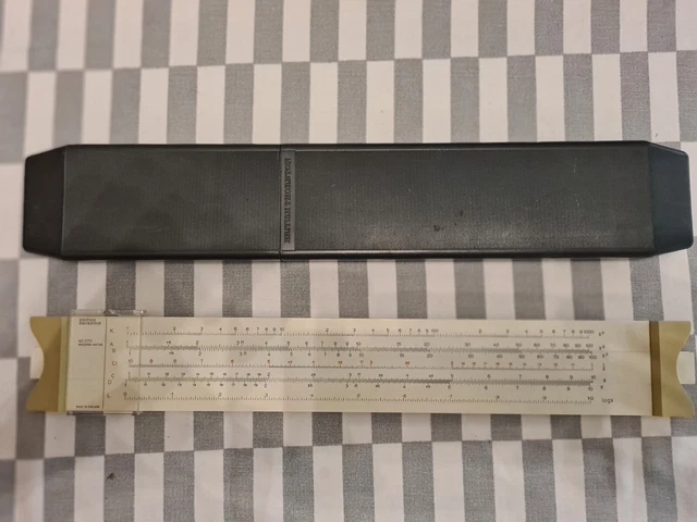VINTAGE BRITISH THORNTON AD 070 Modern Maths Slide Rule £10.00 ...