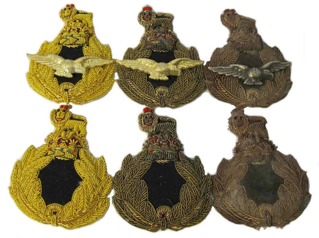 WW2 BRITISH RAF Air Rank Officers Cap Badge: Chief Marshal Vice ...