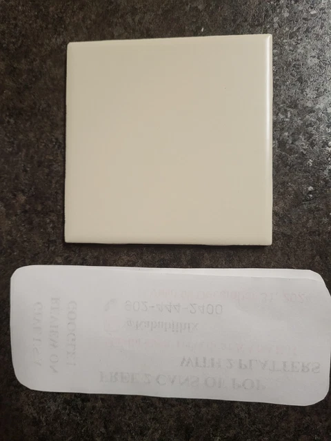 CASE OF 100 Daltile Ceramic Wall Tile, 4 1/4" X 4 1/4", 1/4 Thick ...