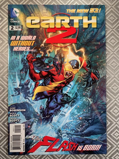 EARTH 2 #2 (2012-DC) **High+ grade** New 52! $7.99 - PicClick CA