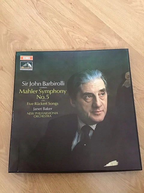 MAHLER SYMPHONY NO 5 (Sir John Barbirolli) With 5 Rückert Songs Box Set 2 LPs £10.07 - PicClick UK
