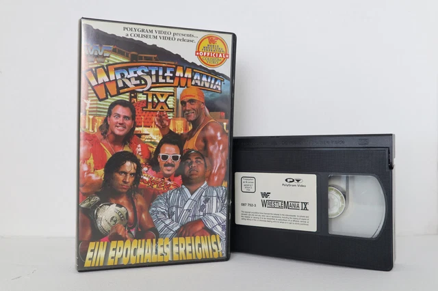 WRESTLEMANIA IX VHS Polygram Video WWF 90s Wresling EUR 23,00 - PicClick DE