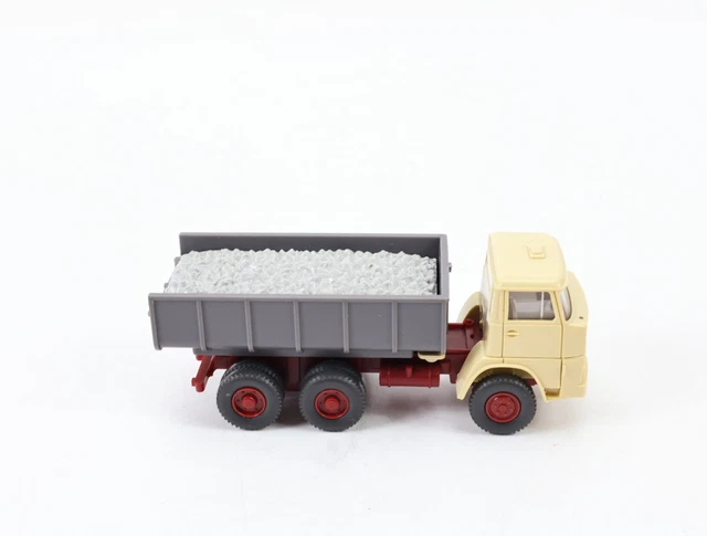 WIKING H0 1150/1D Modellauto LKW Schuttwagen Henschel hellbeige ~ 1:87 ...