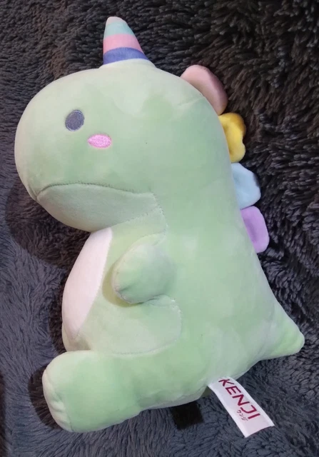 KENJI GREEN DINOSAUR Soft Plush Toy 28cm £5.00 - PicClick UK