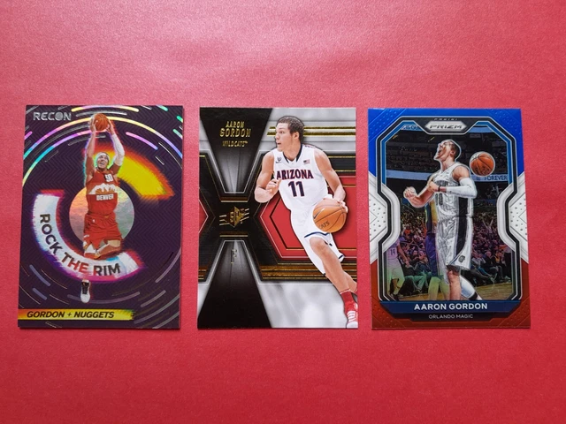 AARON GORDON 3X CARD LOT SP ROOKIE RC PRIZM VARIATION MAGIC NUGGETS 🤩 ...