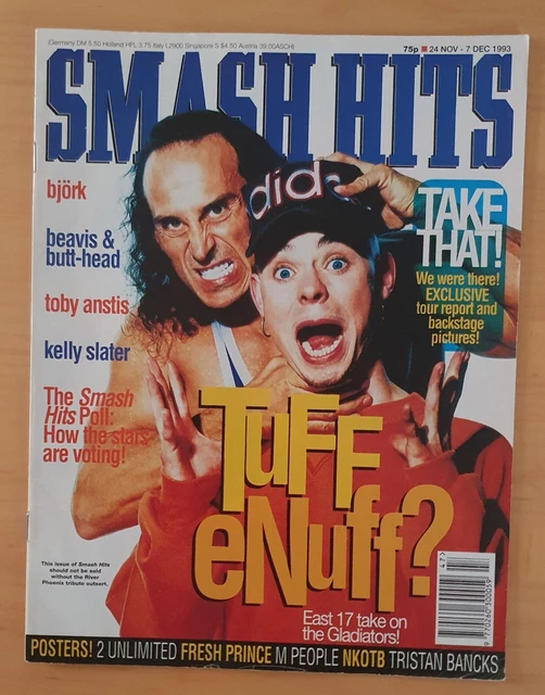 SMASH HITS MAGAZINE. Nov Dec 1993. Take That. NKOTB. Snoop Dogg. Fresh ...