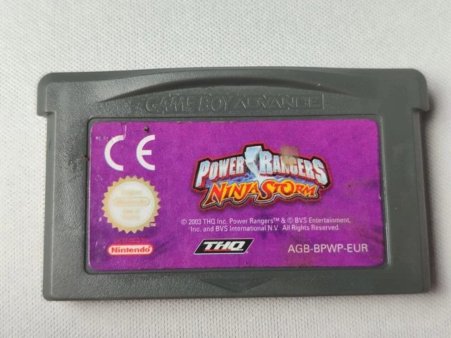 JEU NINTENDO GAME Boy Advance Power Rangers Ninja Storm PAL Eur EUR 13 ...