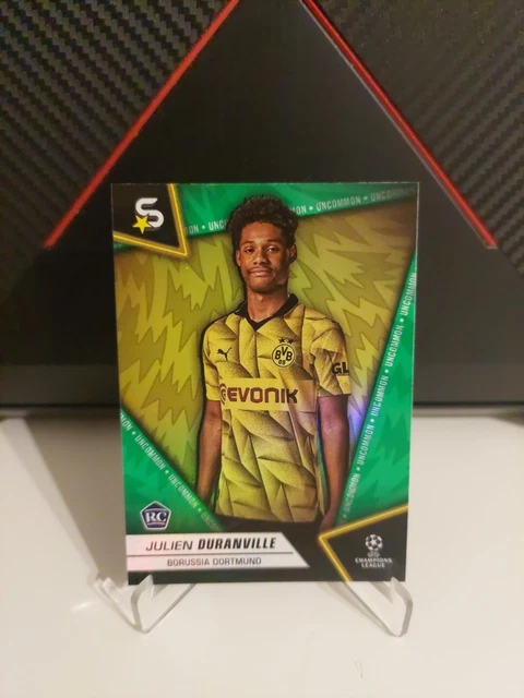 TOPPS UCL SUPER-STARS 23/24 Nr. 25 Julien Duranville Rookie Uncommon ...