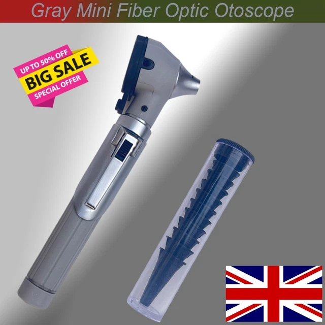EAR OTOSCOPE MINI Fiber Optic Medical Diagnostic Examination CE ...