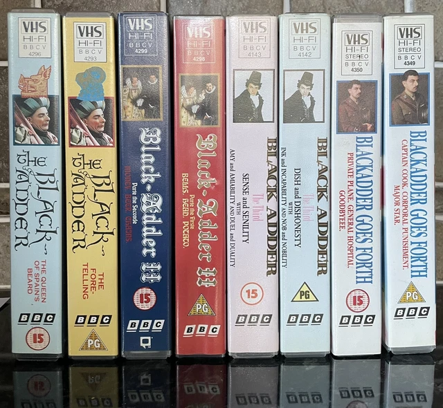 BLACKADDER - BBC VHS Boxset. Complete Series £4.99 - PicClick UK