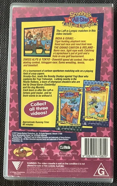 SCOOBY’S ALL STAR Laff-A-Lympics The Yogi Yahooeys VHS Video Rare ...