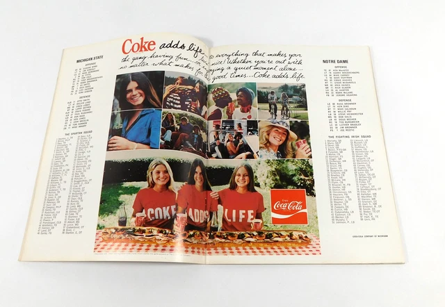 PROGRAMMA DI FOOTBALL Universitario Notre Dame Contro Michigan State 10 ...